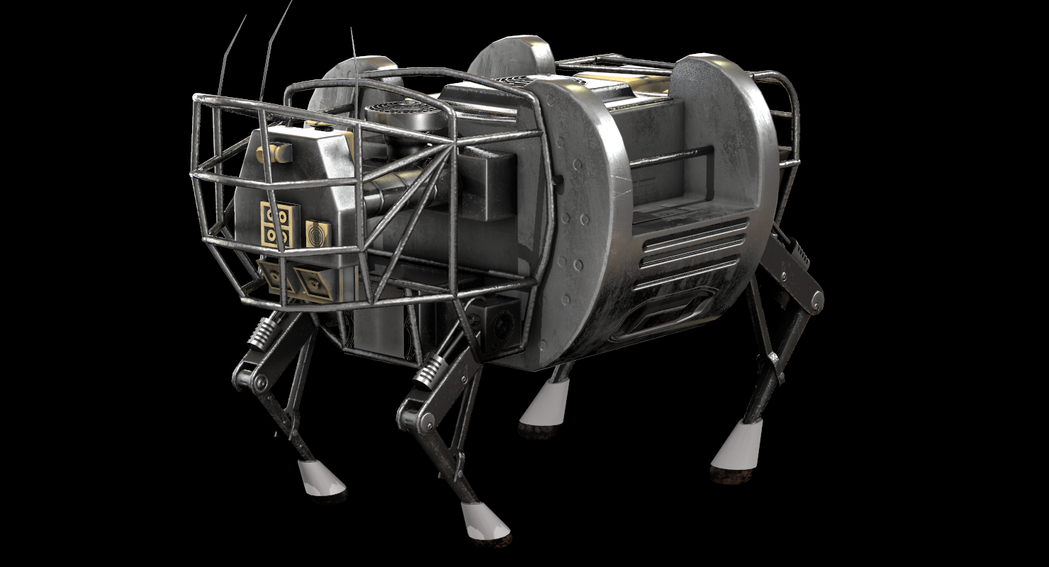 LS3 Robot Boston Dynamics 3D Models in Robot 3DExport
