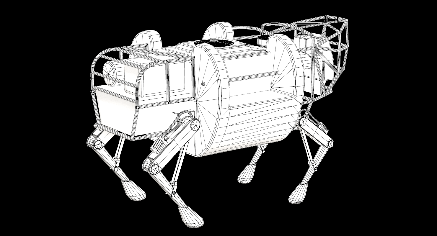 LS3 Robot Boston Dynamics 3D Models in Robot 3DExport