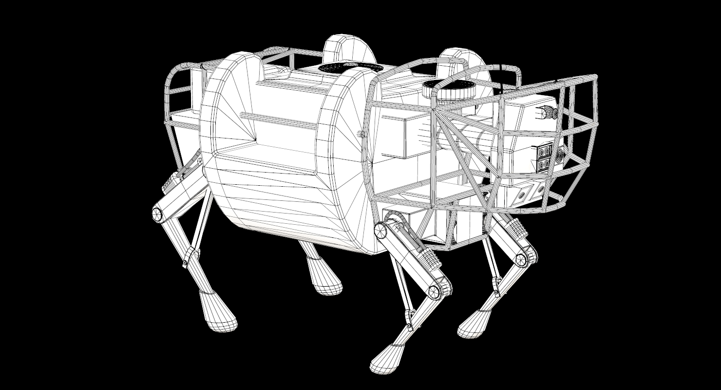LS3 Robot Boston Dynamics 3D Models in Robot 3DExport