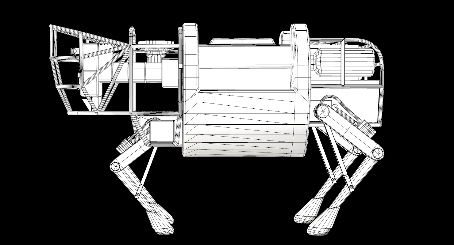 LS3 Robot Boston Dynamics 3D Models in Robot 3DExport