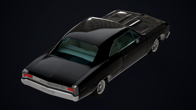 Chevrolet Impala SS 427 3D Model in Old Cars 3DExport