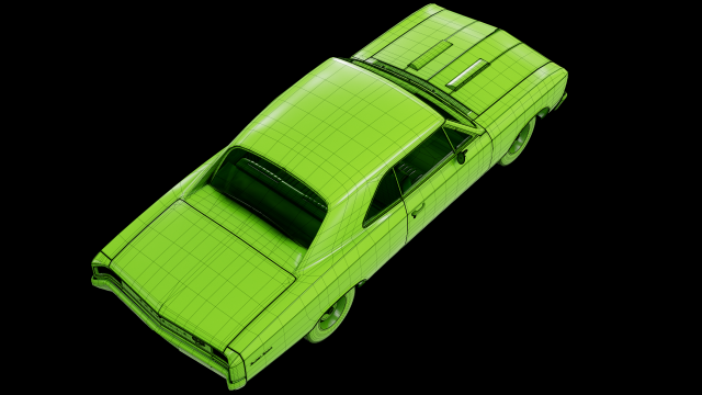 Chevrolet Impala SS 427 3D Model in Old Cars 3DExport