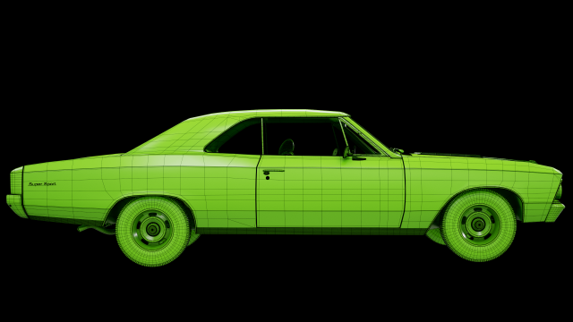 Chevrolet Impala SS 427 3D Model in Old Cars 3DExport