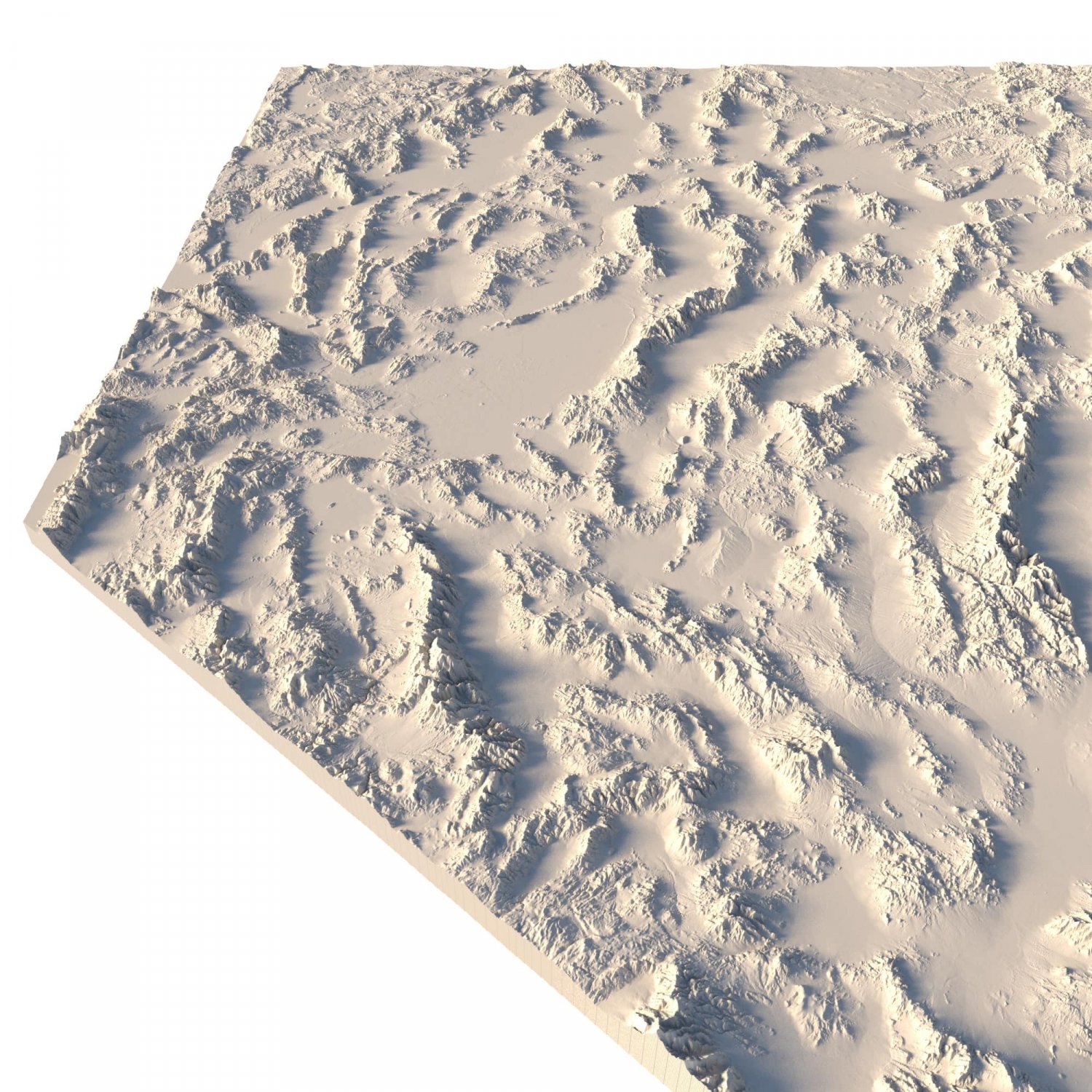 State of Nevada STL 3D Print Models in Other 3DExport