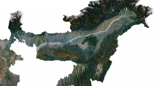 India Terrain 3D Map 3D Model in Landscapes 3DExport