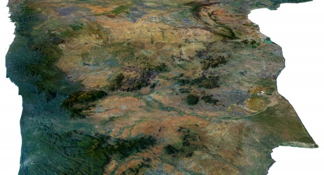 India Terrain 3D Map 3D Model in Landscapes 3DExport