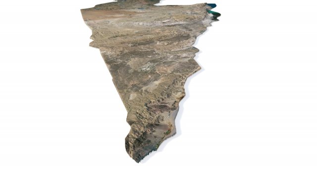 Israel Terrain 3D Map 3D Model in Landscapes 3DExport