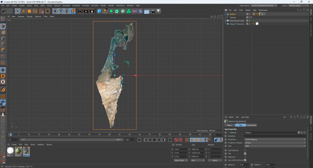 Israel Terrain 3D Map 3D Model in Landscapes 3DExport