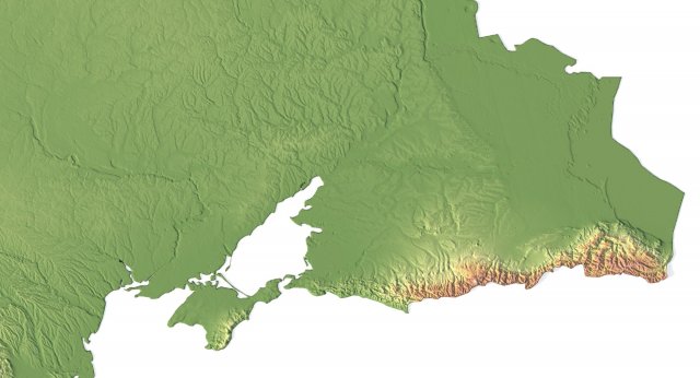 Europe Terrain 3D Map 3D Model in Landscapes 3DExport