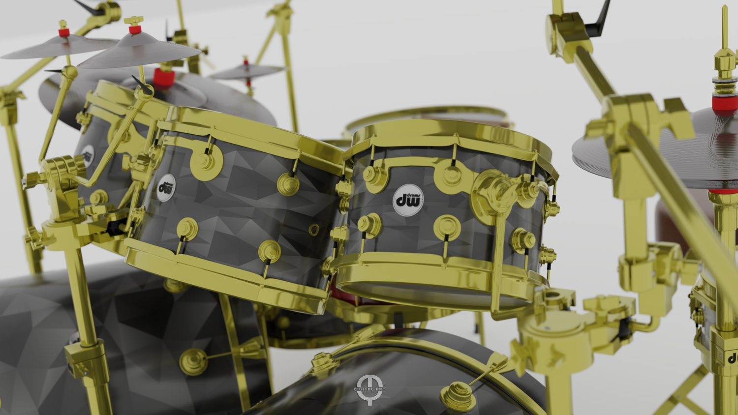 Dw Drum Set Double Bass