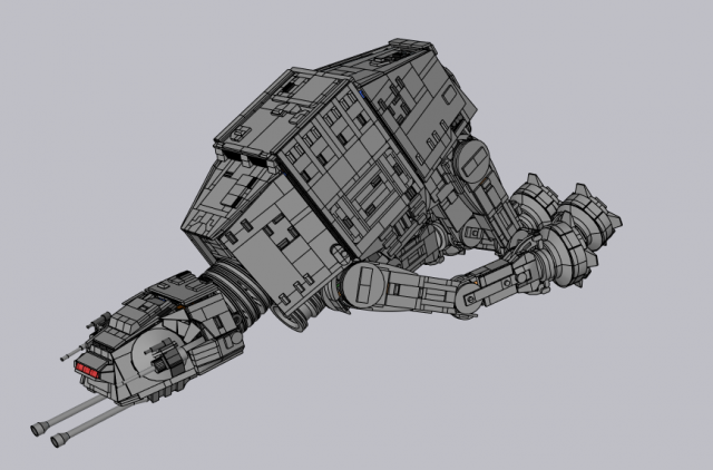 Lego AT-AT UCS 3D Model in Toys 3DExport