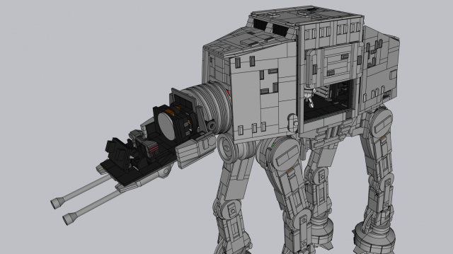 Lego AT-AT UCS 3D Model in Toys 3DExport