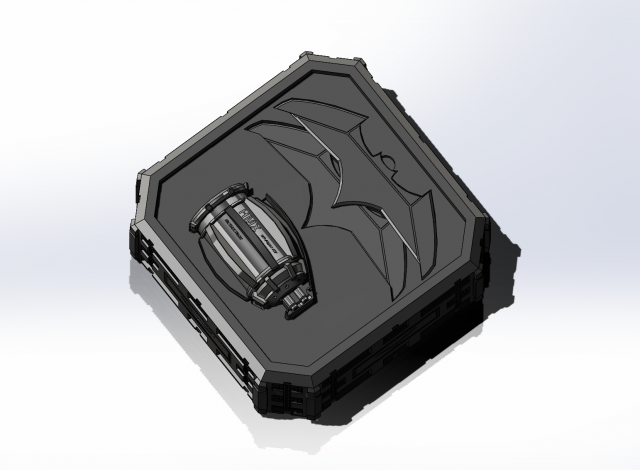 Weapon Box from Batman world as storage container 3D Print Model in ...