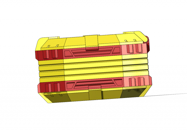 Weed Box with Twisted Rings and Hinge Lid 3D Print Model in Accessories ...