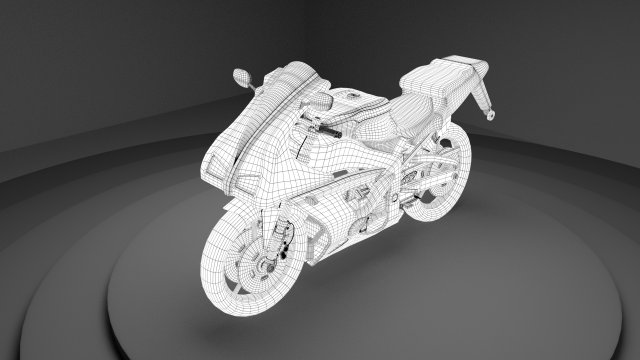 Motorcycle Free 3D Model in Motorcycle 3DExport