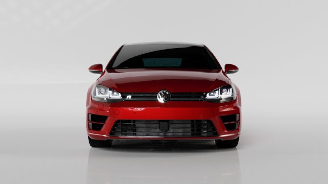 VW GOLF R MK7 2014 3D Model in Royal Cars 3DExport