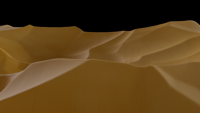 Procedural desert Blender 3D Model in Landscapes 3DExport