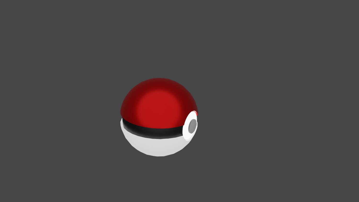 Pokeball 3D Model in Other 3DExport