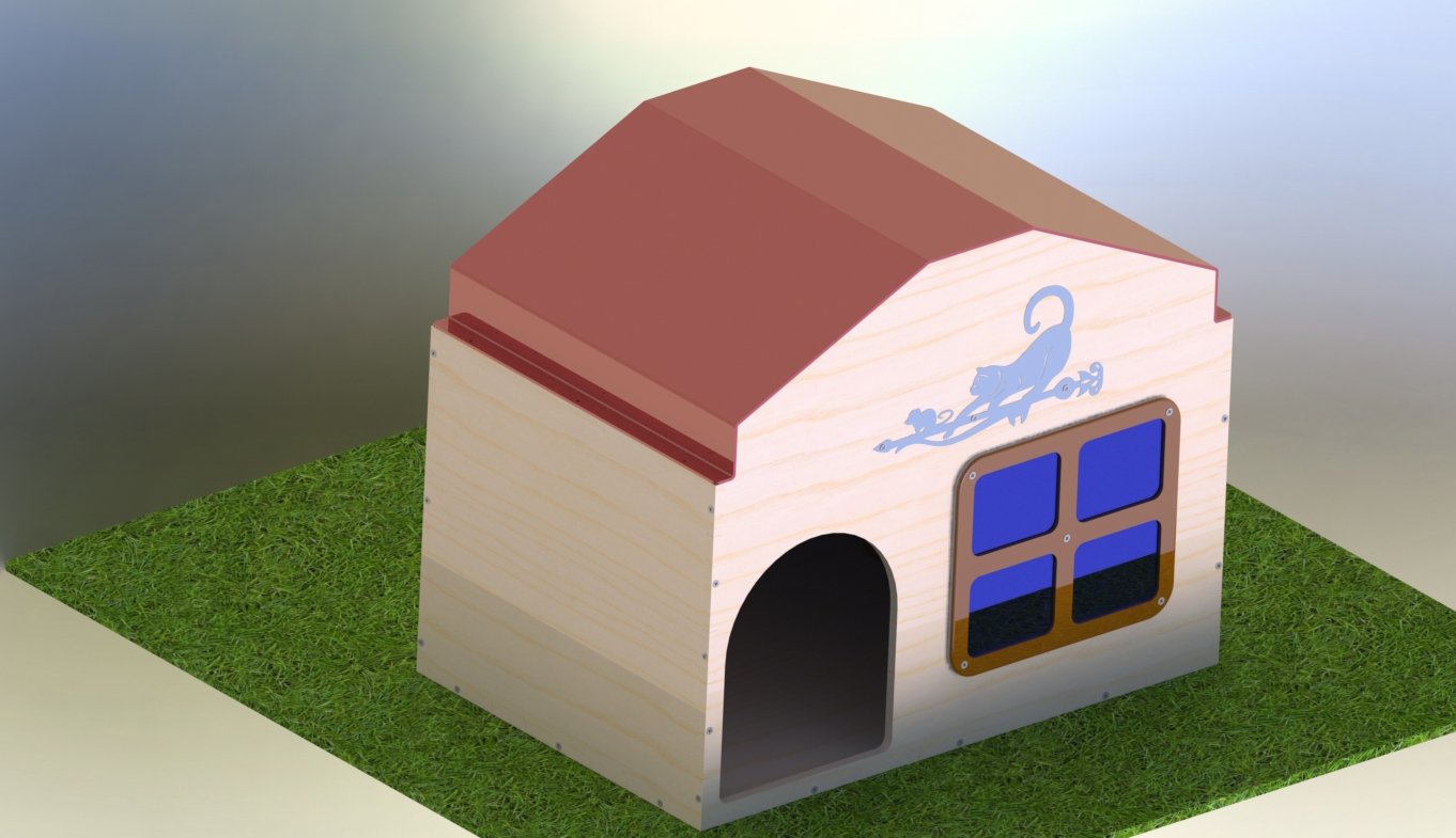 CAT HOUSE 3D Models in Cat 3DExport