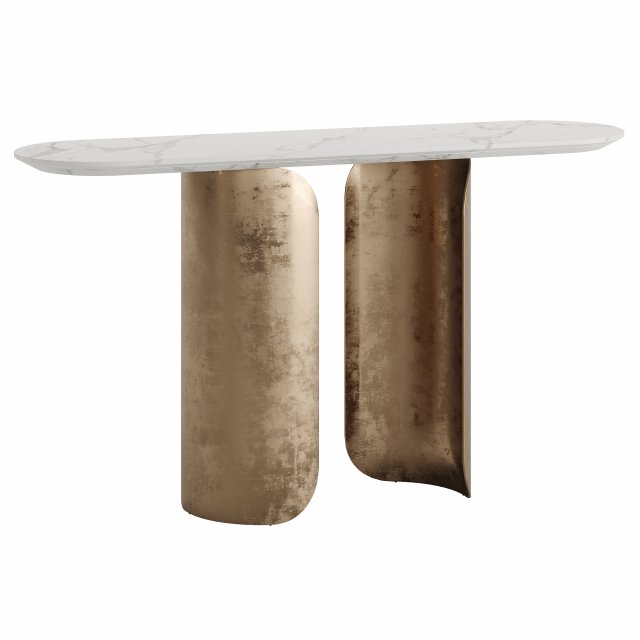 GABRIEL OPERA CONTEMPORARY OVAL CONSOLE 3D Model in Table 3DExport