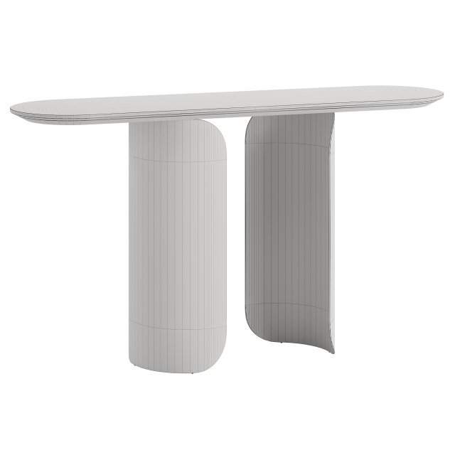GABRIEL OPERA CONTEMPORARY OVAL CONSOLE 3D Model in Masa 3DExport