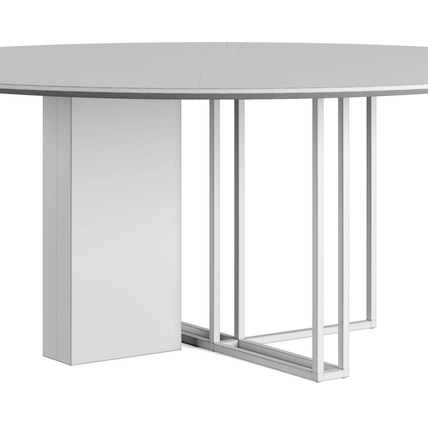 Meridiani Plinto Circle Table 180 cm by Andrea Parisio 3D Models in ...