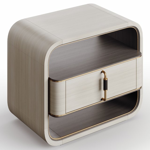 Frato COLMAR Bedside Table 3D Model in Table 3DExport