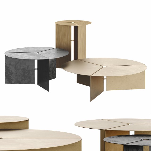 April Peace 2023 Metal Table 3D Model in Table 3DExport