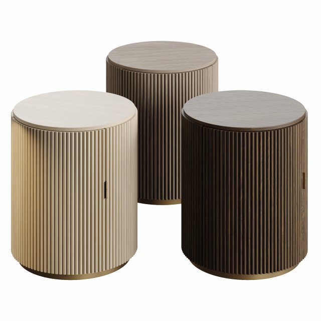 Shake Design Hege 5 Bedside Table 3D Model in Table 3DExport