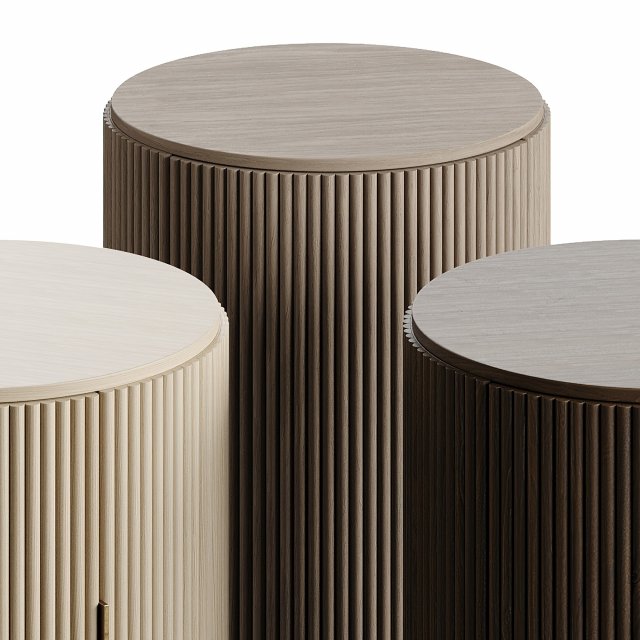 Shake Design Hege 5 Bedside Table 3D Model in Table 3DExport