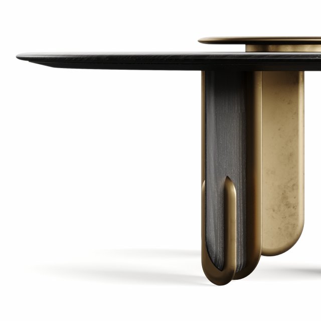 Laura Meroni Talento Round Dining Table 3D Model in Table 3DExport