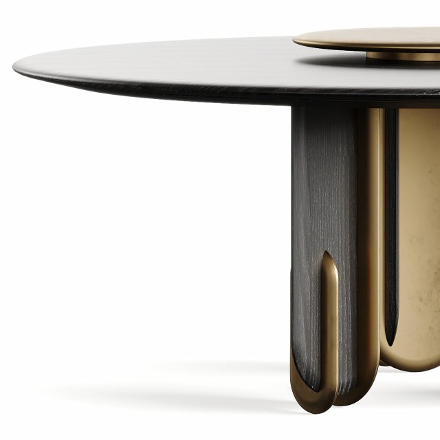 Laura Meroni Talento Round Dining Table 3D Model in Table 3DExport
