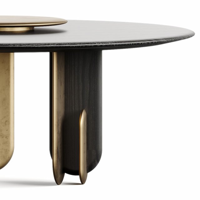 Laura Meroni Talento Round Dining Table 3D Model in Table 3DExport