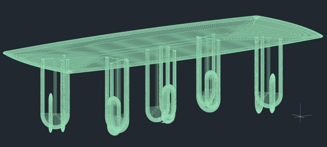 Laura Meroni Talento Square Dining Table 3D Model in Table 3DExport