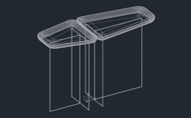 MOVIMENTO FRATELLI CONSOLE TABLE 3D Model in Table 3DExport