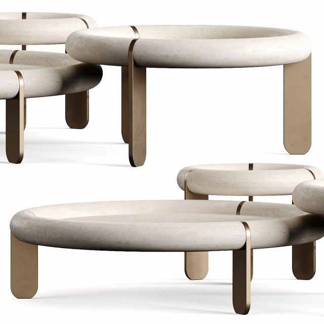 ENNE MADOU COFFEE TABLE 3D Model in Table 3DExport