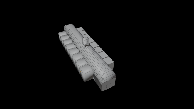 Hallway prison and cells - complete game asset 3D Model in Exhibit 3DExport