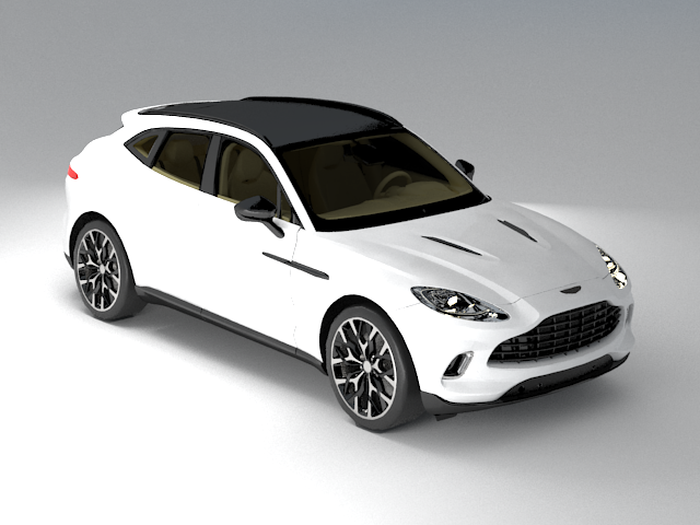 Aston Martin DBX 3D Model in SUV 3DExport