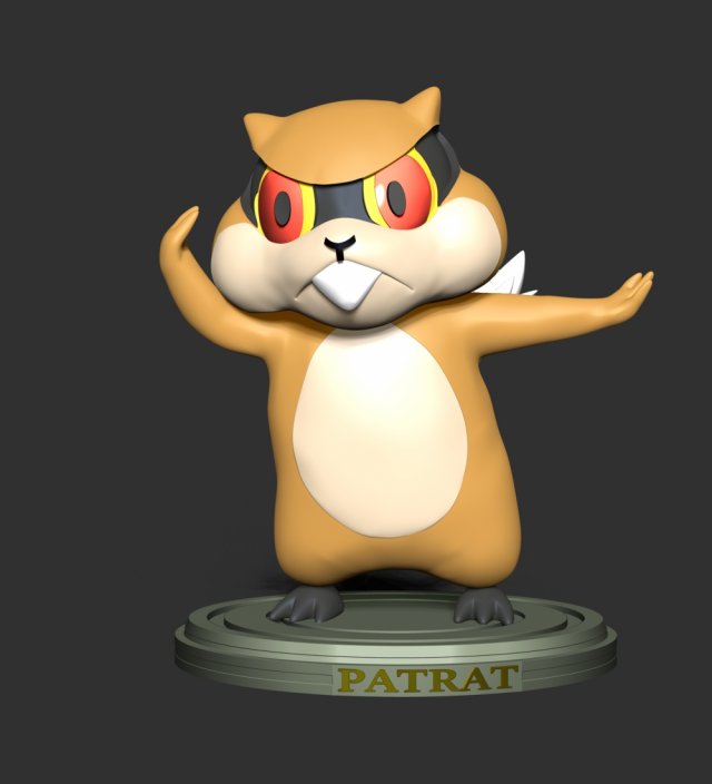 Patrat- Pokemon Go 3D Print Model in Figurines 3DExport