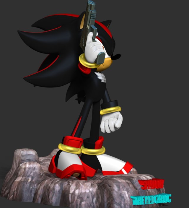 Shadow The Hedgehog Running