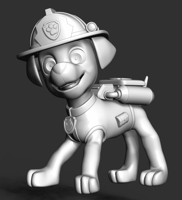 Marshall - Paw Patrol 3D Print Model in Figurines 3DExport