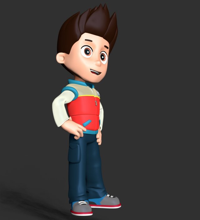 Ryder - Paw Patrol 3D Print Model in Figurines 3DExport