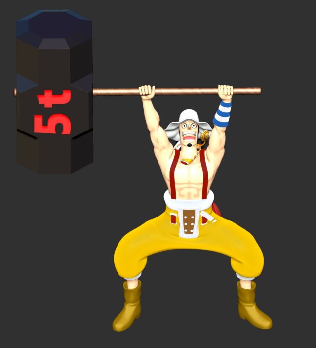 God Usopp - One Piece 3D Print Model in Figurines 3DExport