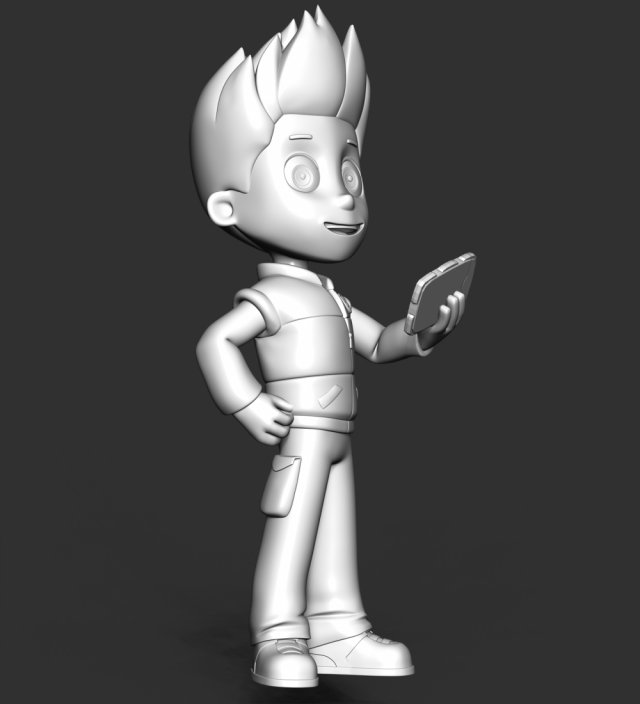 Ryder 3D Print Model in Figurines 3DExport