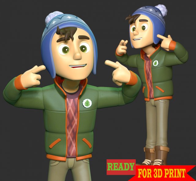 Jake - PAW Patrol 3D-Druckmodell in Statuetten 3DExport