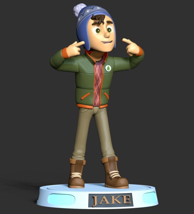 Jake - PAW Patrol 3D-Druckmodell in Statuetten 3DExport