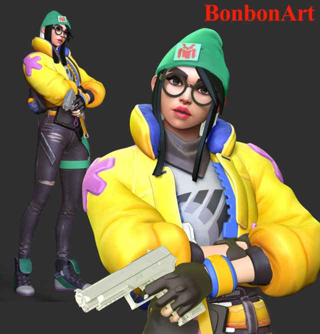 Killjoy - Valorant 3D Print Model in Figurines 3DExport