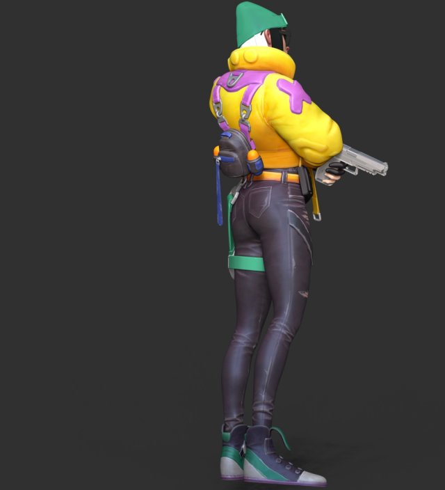 Killjoy - Valorant 3D Print Model in Figurines 3DExport