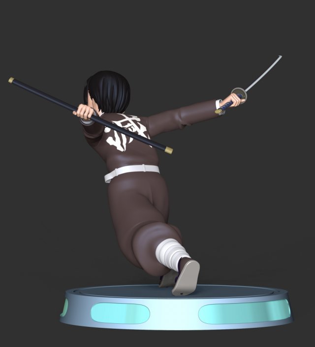 Murata - Demon Slayer 3D Print Model in Figurines 3DExport