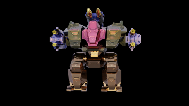 5Dollar Store Rigged Mech Game Ready 3D Model in Other 3DExport